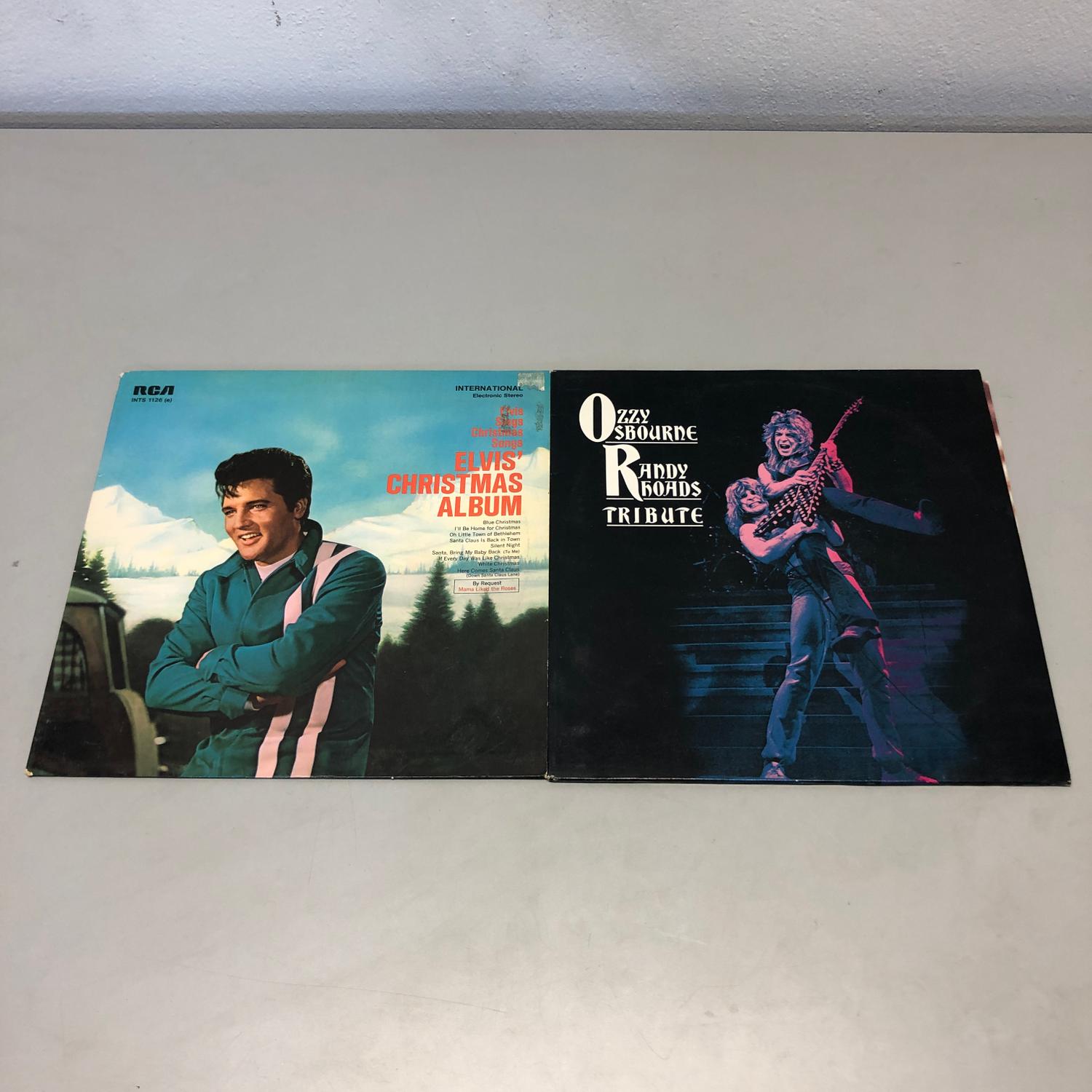 Vinyl LP-Skivor LP 10st Elvis Bruce Springsteen Kiss Ozzy Retro – FOOTLY