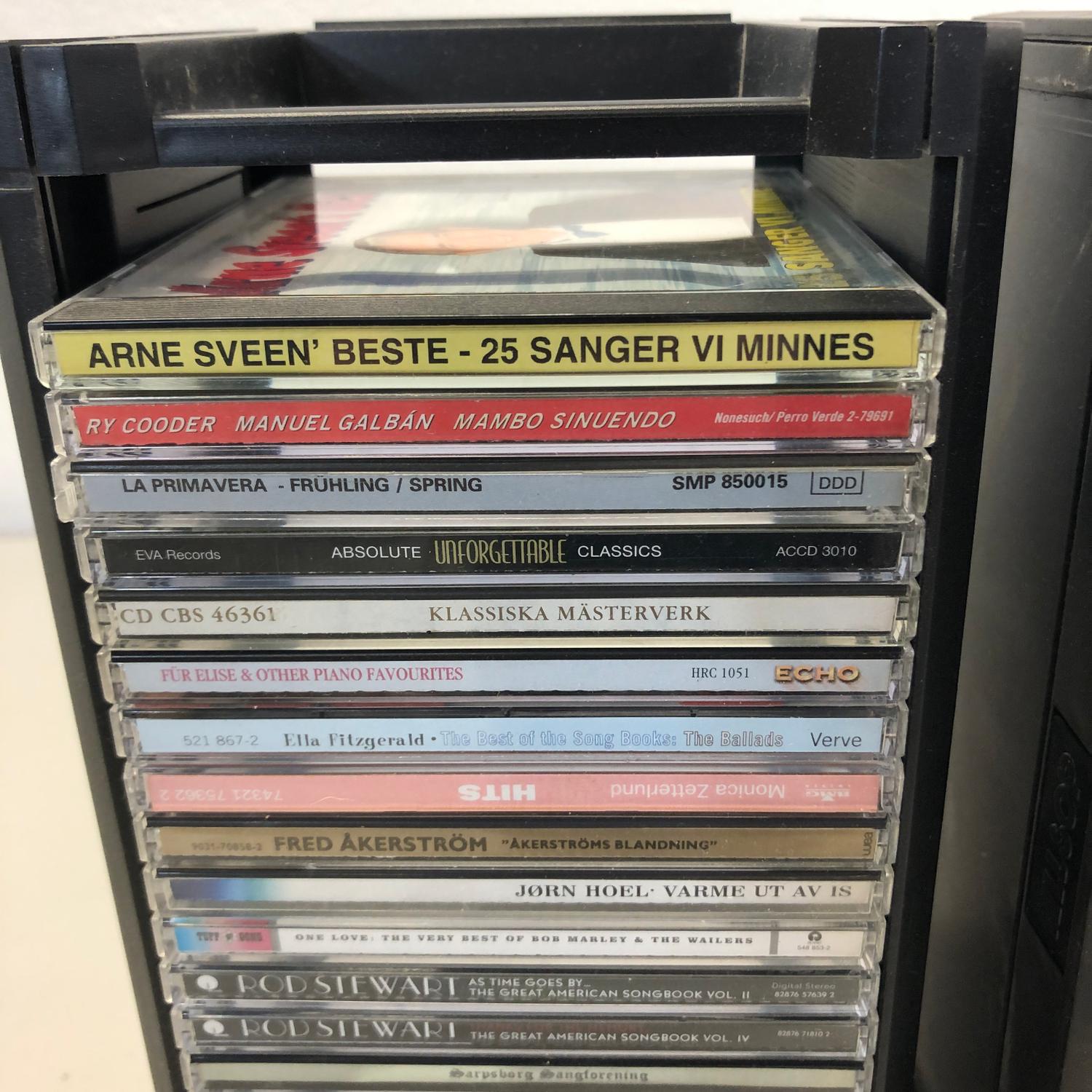 Cd-Skivor ca 48st Skivor Musik CD Ställ Blandat – FOOTLY